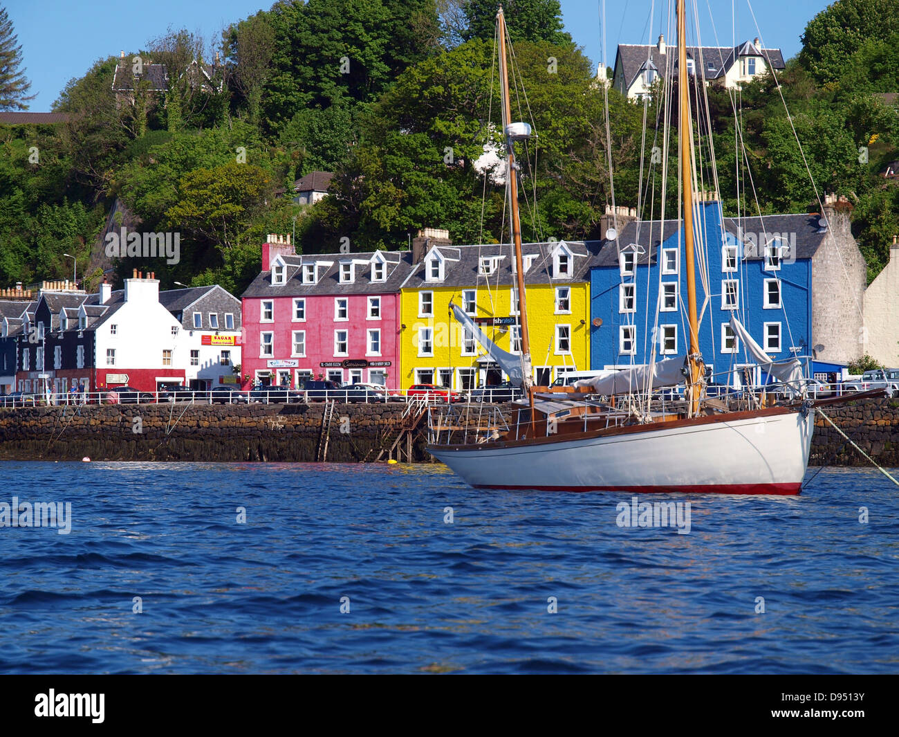 Tobermory sea front on the Isle of Mull, Scotland Stock Photo - Alamy