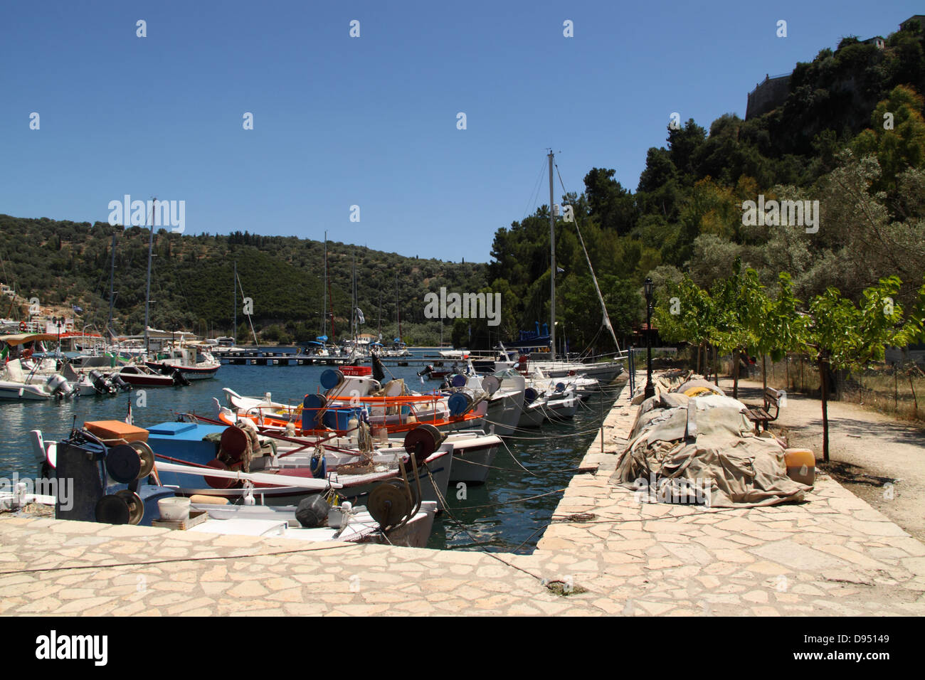 Spilia, Meganisi, Lefkada, Ionian Island, Greece Stock Photo - Alamy