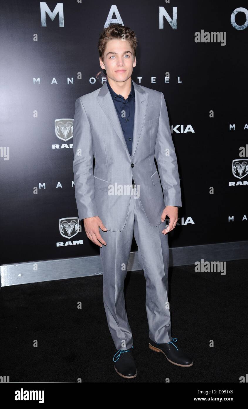 New York, USA. 10th June 2013. Dylan Sprayberry at arrivals for MAN OF ...