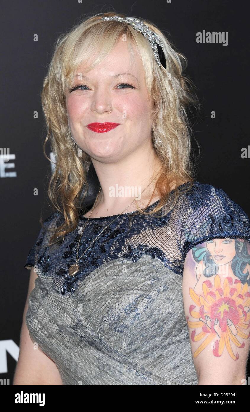 New York, USA. 10th June 2013. Allison Crowe at arrivals for MAN OF ...