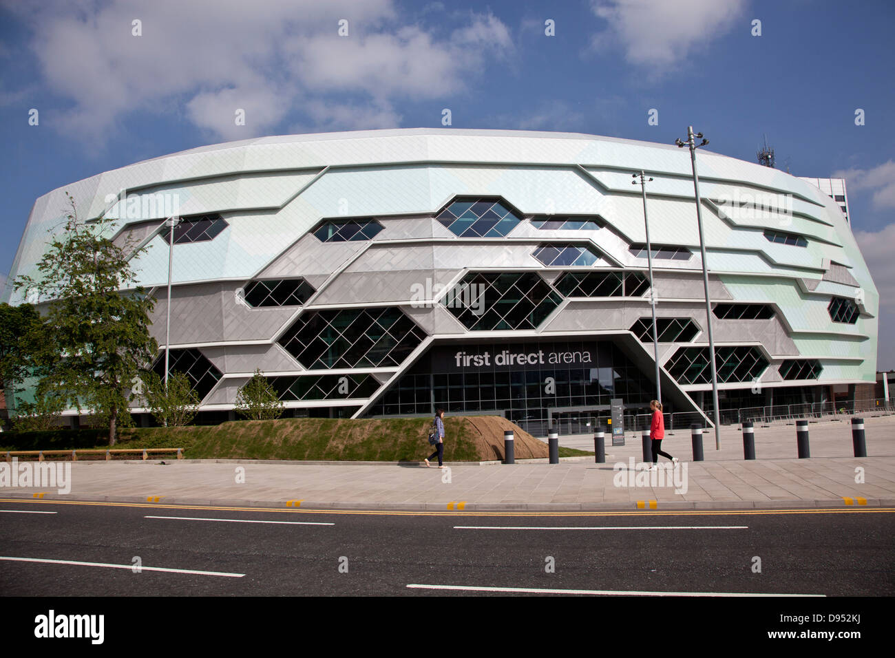 Daylight Exterior Shot of First Direct Arena, Leeds. Photograph taken ...