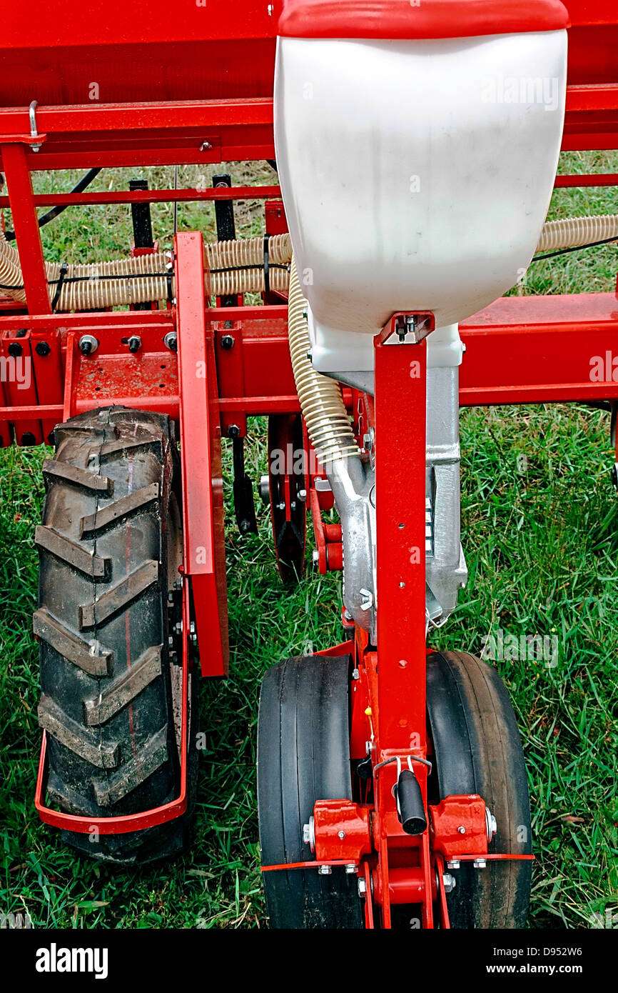 Equipment for agriculture. Seeder with wheels for seedlings Stock Photo ...