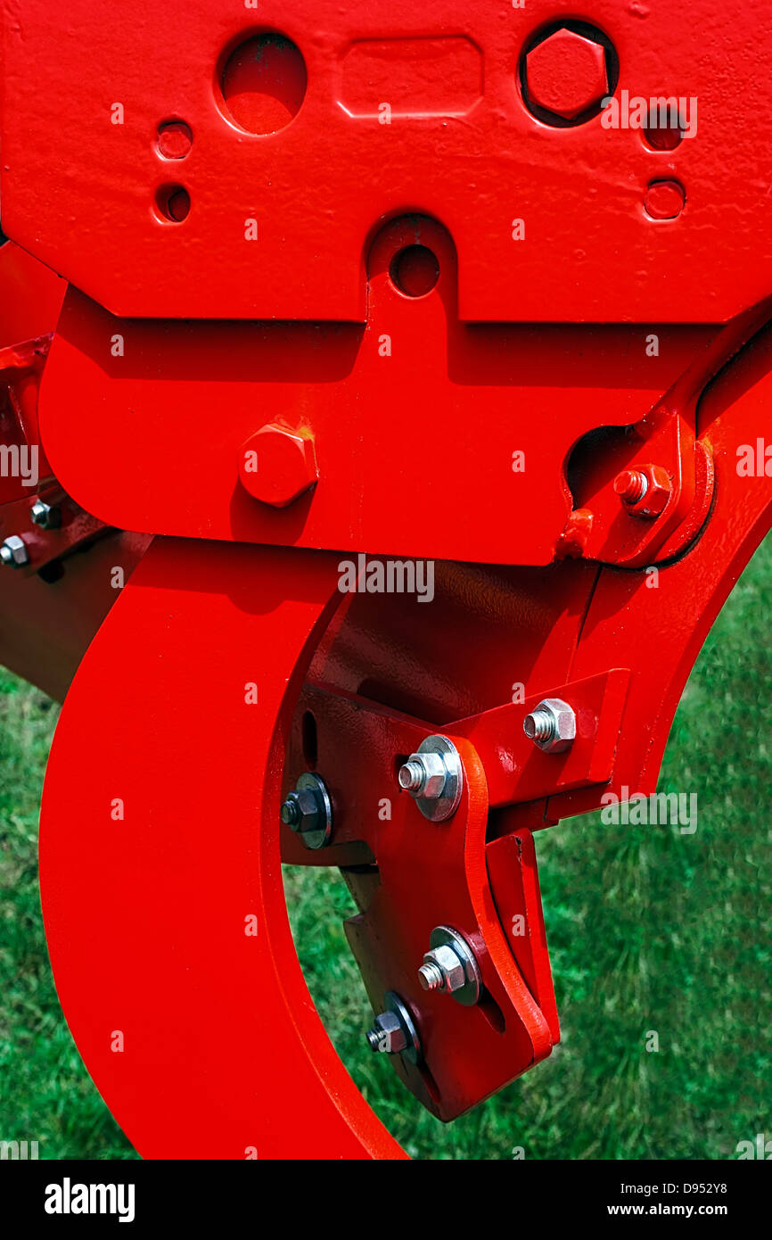 Detail of industrial safety for equipment used in agriculture Stock ...