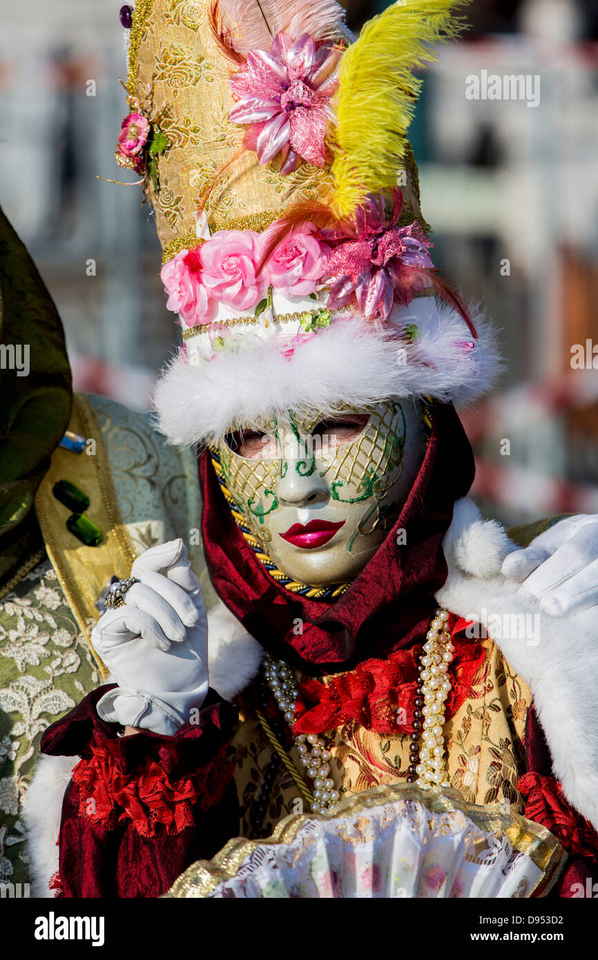 Traditional venetian carnival mask Stock Photo - Alamy