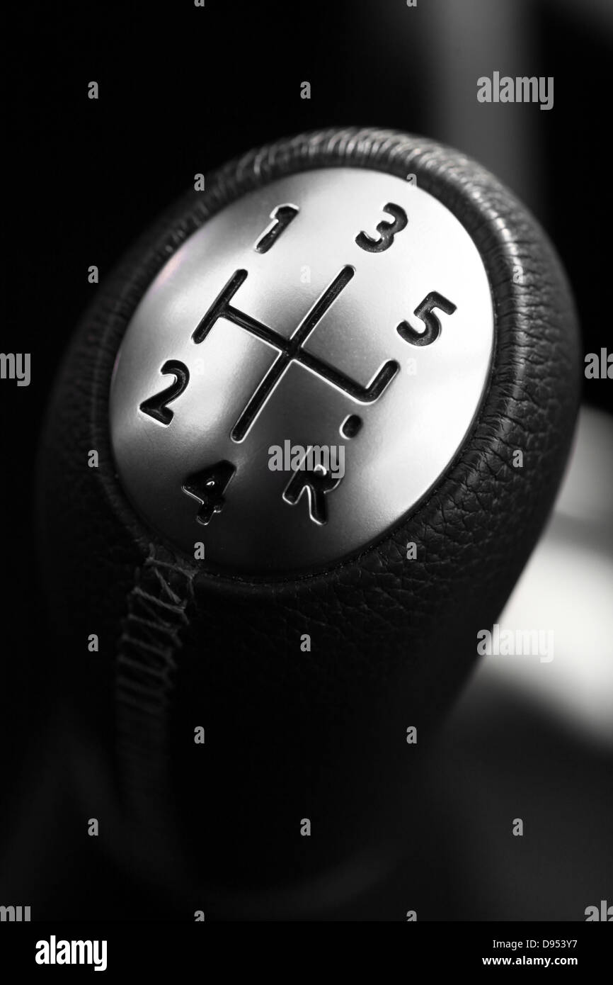 Gear numbers on shift stick hi-res stock photography and images - Alamy