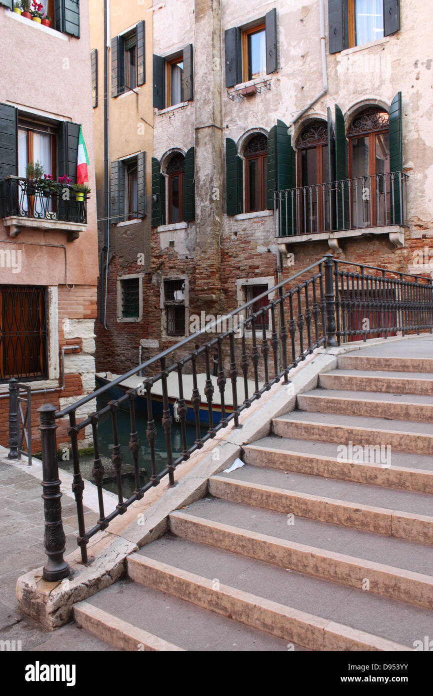 Bridge Steps in Venice Stock Photo - Alamy