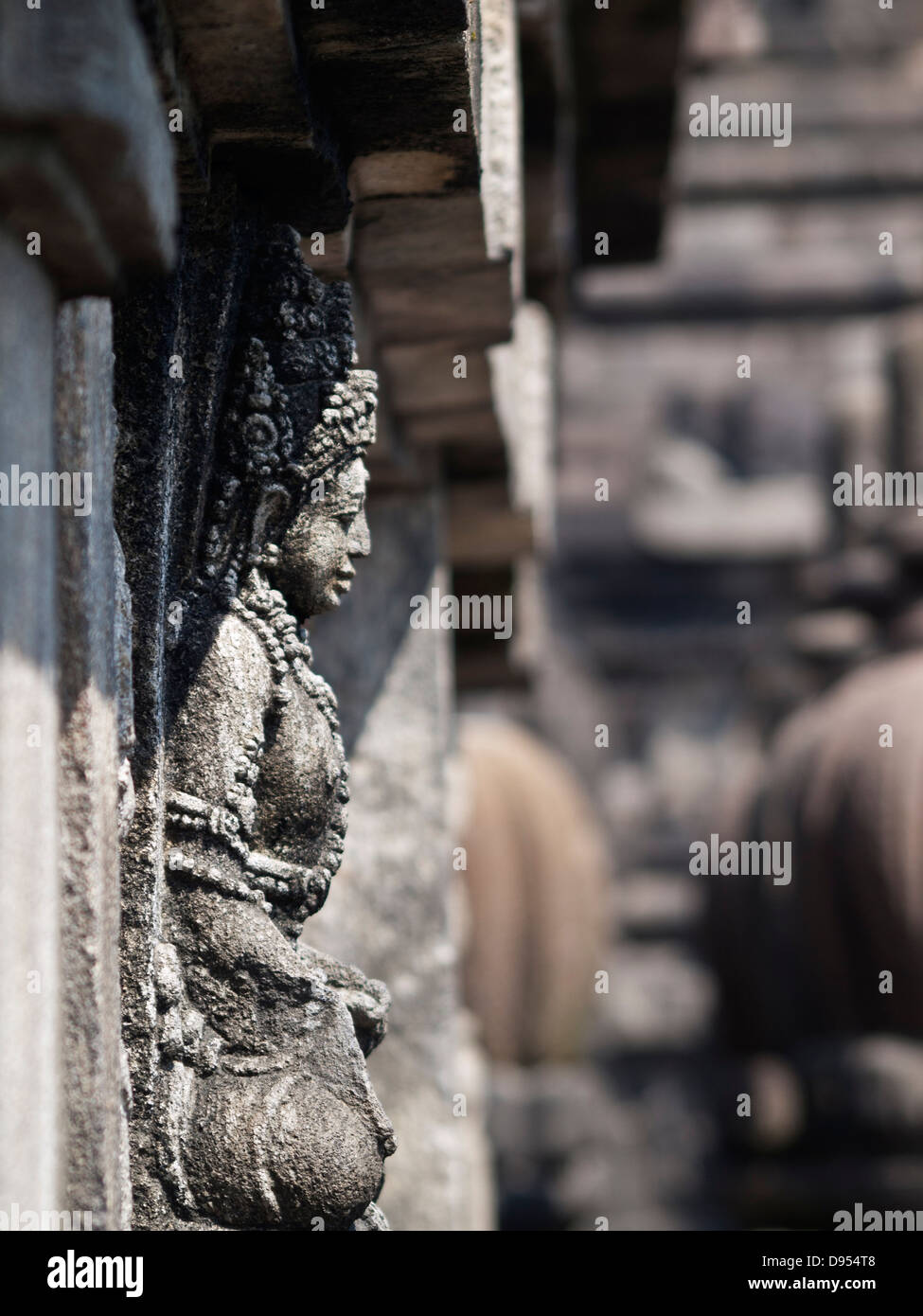 Stone carving detail from the Prambanan temples Stock Photo - Alamy