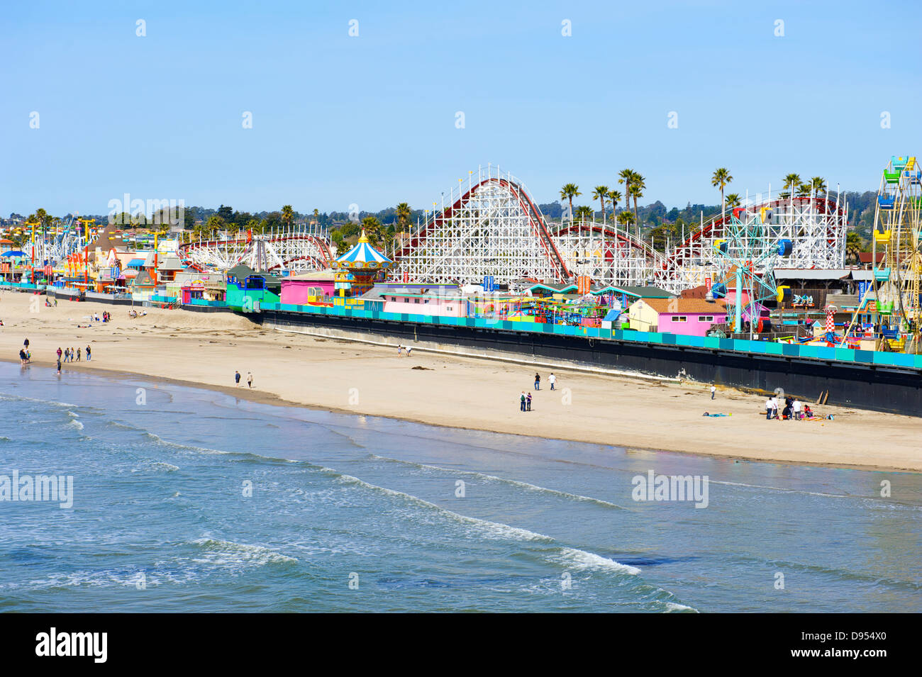 The Boardwalk, Santa Cruz California Stock Photo - Alamy