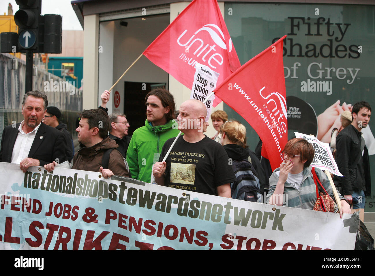 Unite union flags banner banners hi-res stock photography and images ...