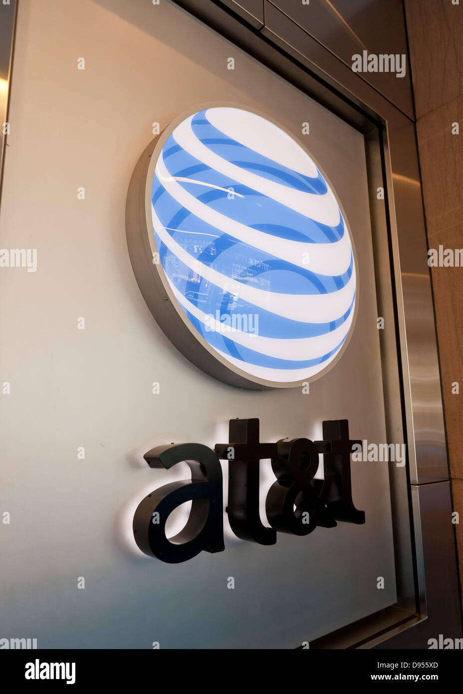 AT&T logo and sign - USA Stock Photo - Alamy