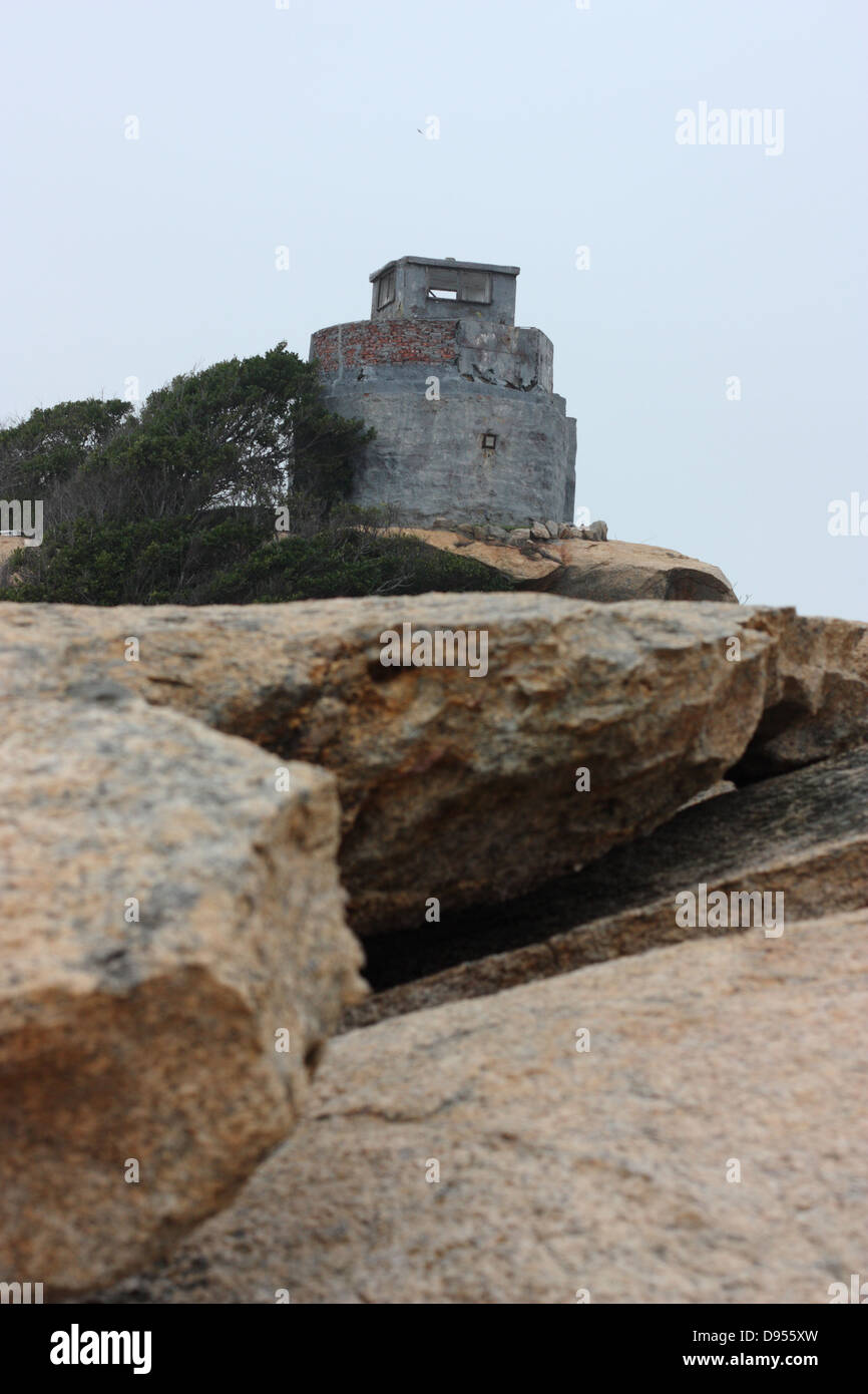 An old military bunker and lookout, Kinmen County Taiwan Stock Photo ...