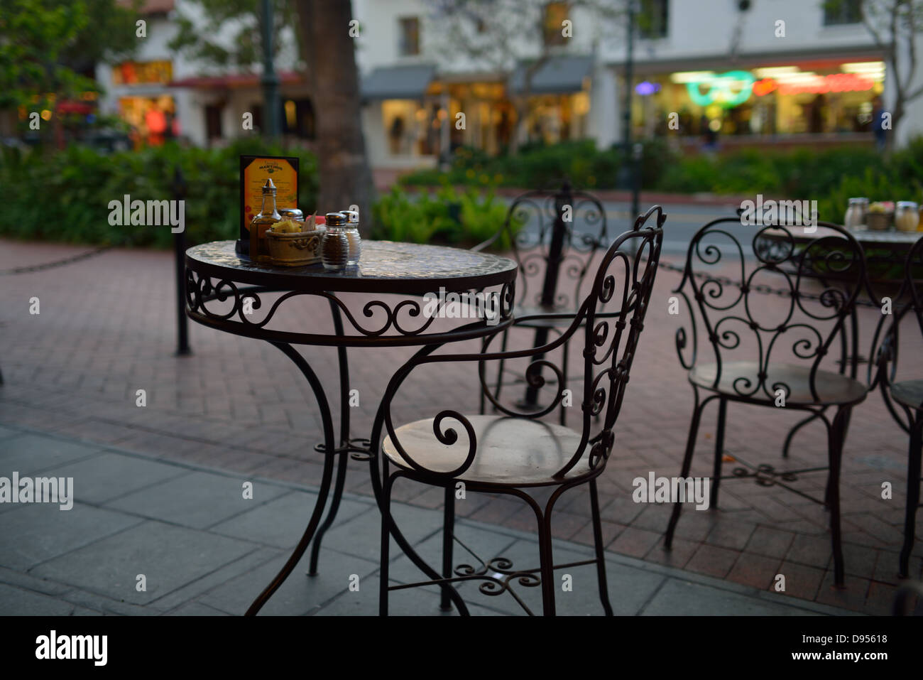 The Pascucci Restaurant on State Street, Santa Barbara CA Stock Photo ...