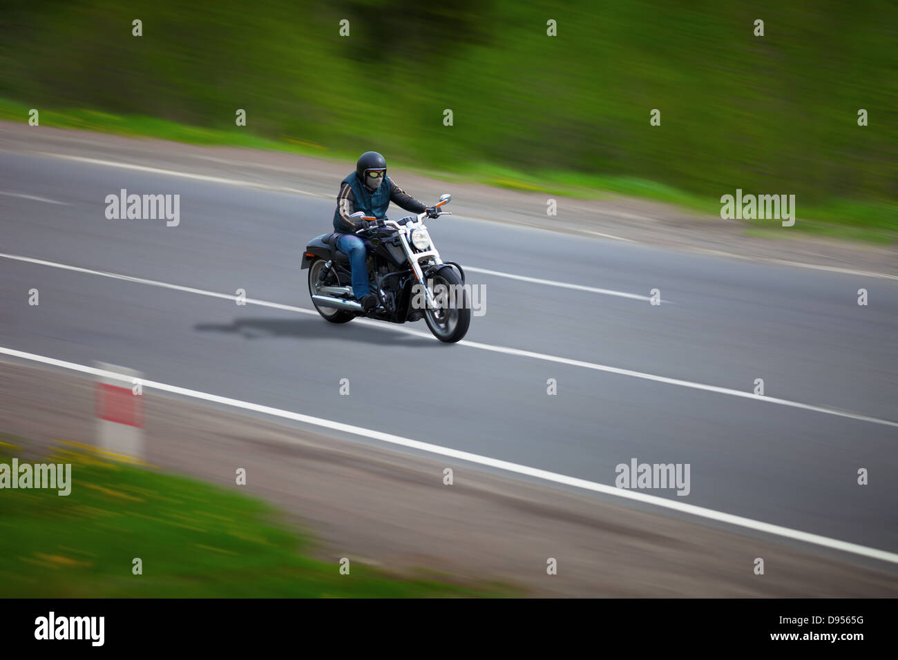 Man riding a chopper hi-res stock photography and images - Alamy