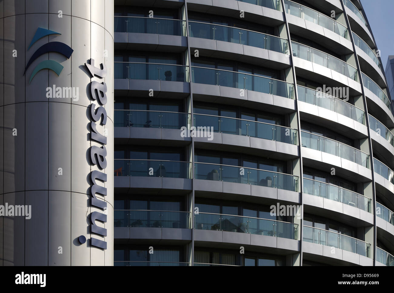 Inmarsat Headquarters near Old Street Roundabout, London Stock Photo ...