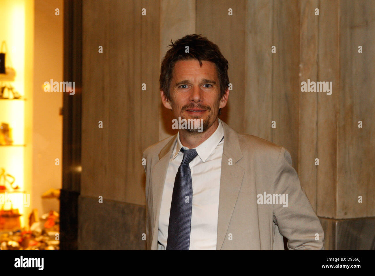 Athens, Greece. 11th June, 2013. Actor Ethan Hawke attends the premiere ...
