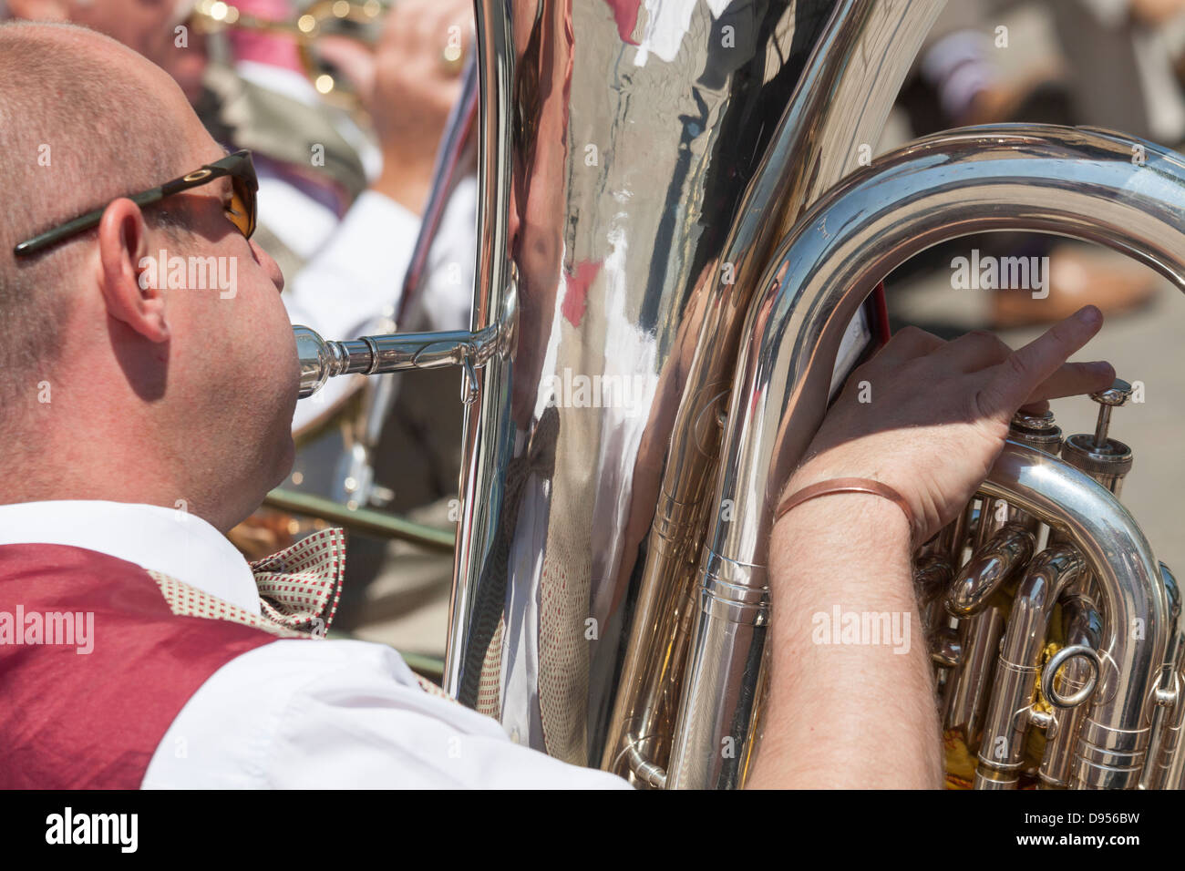 Brass Instruments Tuba Stock Photos & Brass Instruments Tuba Stock ...