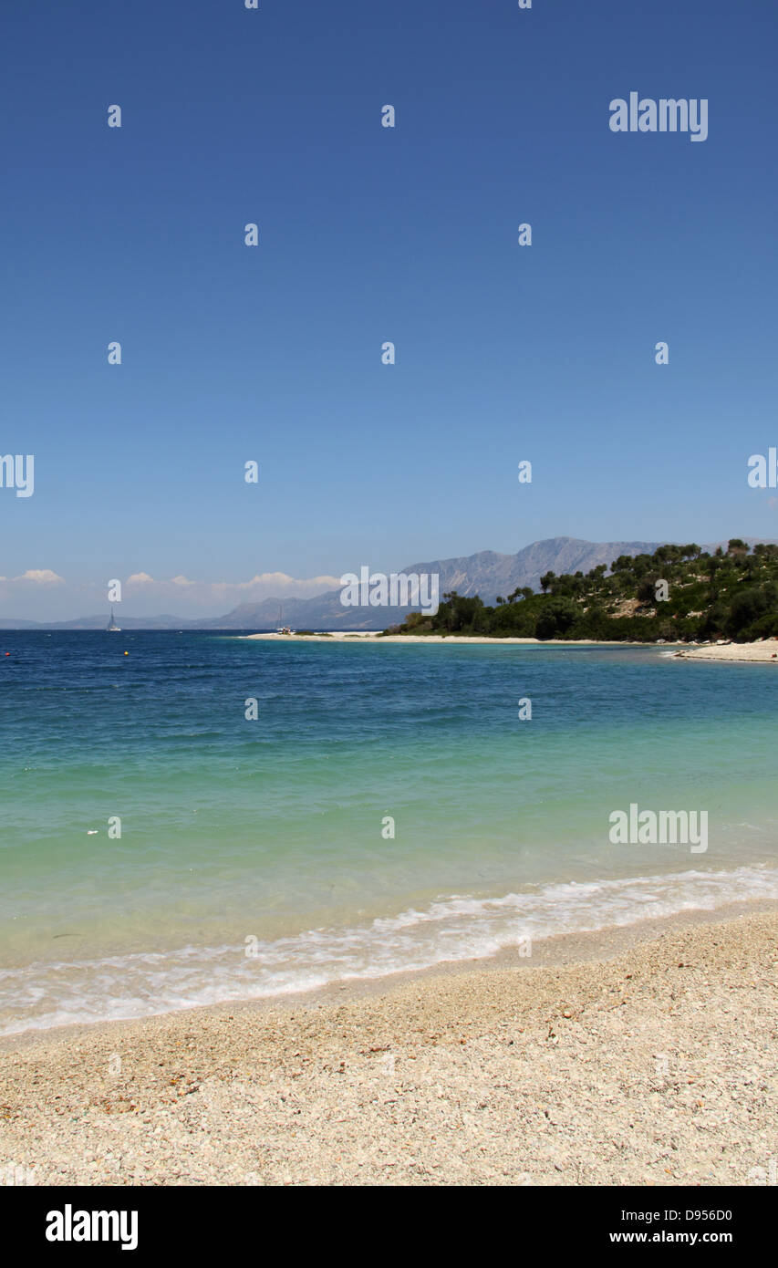 Fanari Beach, Meganisi, Lefkada, Ionian Island, Greece Stock Photo - Alamy