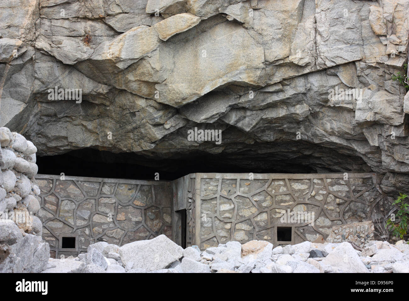 Old military bunkers at Jhaishan Tunnel, Kinmen National Park, Kinmen ...