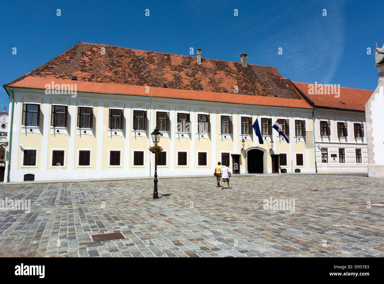 Croatian government building Banski dvori on Upper Town, Zagreb ...