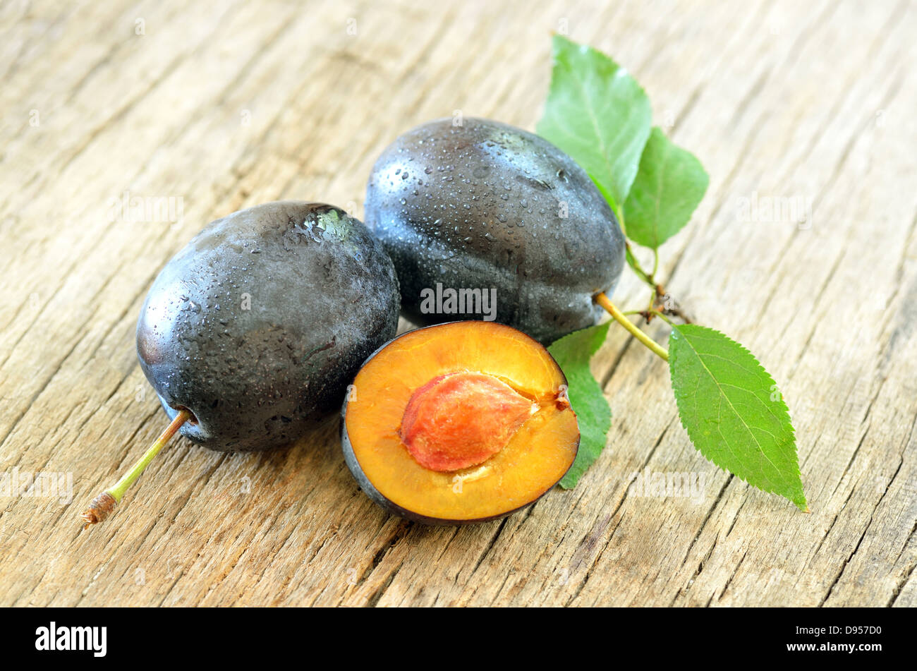 Refreshing fruit drink plums hi-res stock photography and images - Alamy