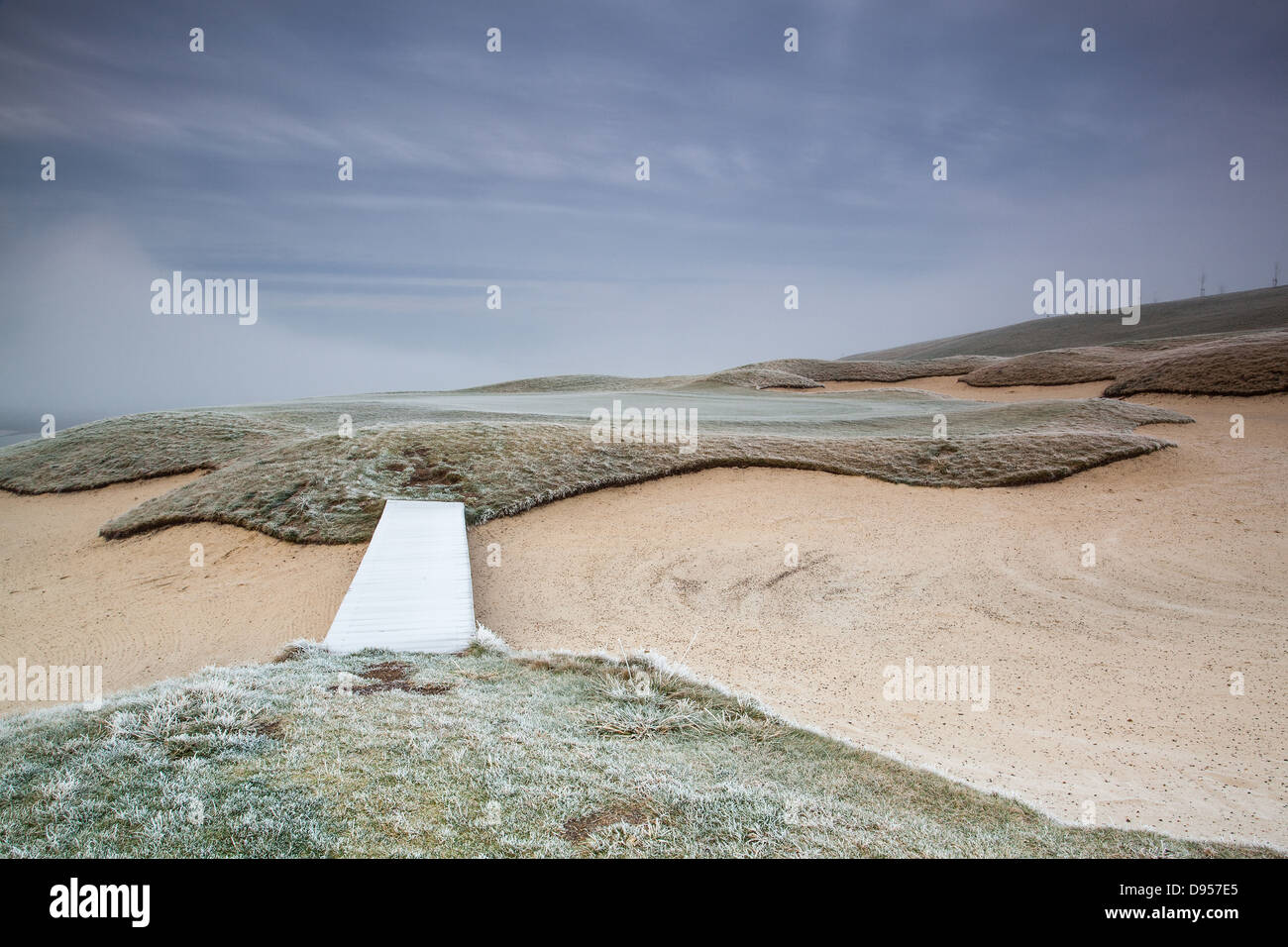 Frozen golf course hi-res stock photography and images - Alamy