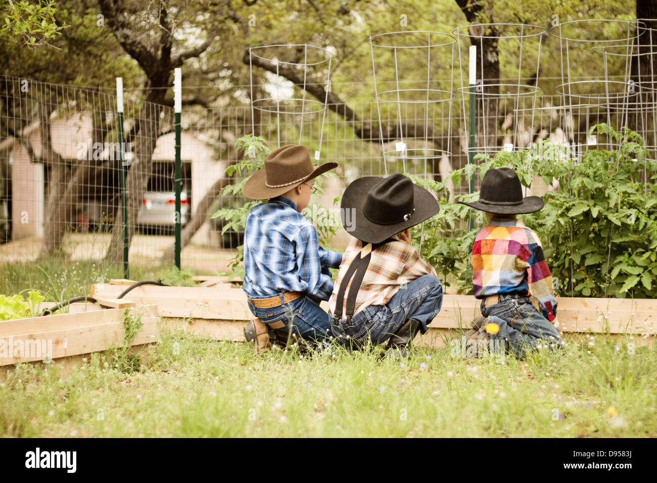 Cowboy gardener hi-res stock photography and images - Alamy