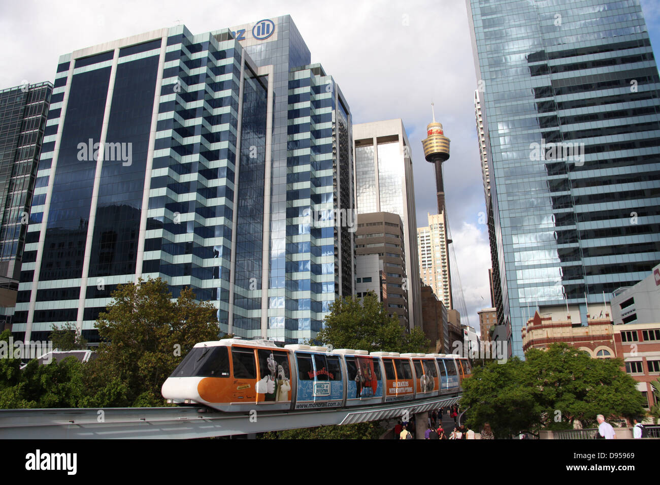 Sydney monorail hi-res stock photography and images - Alamy