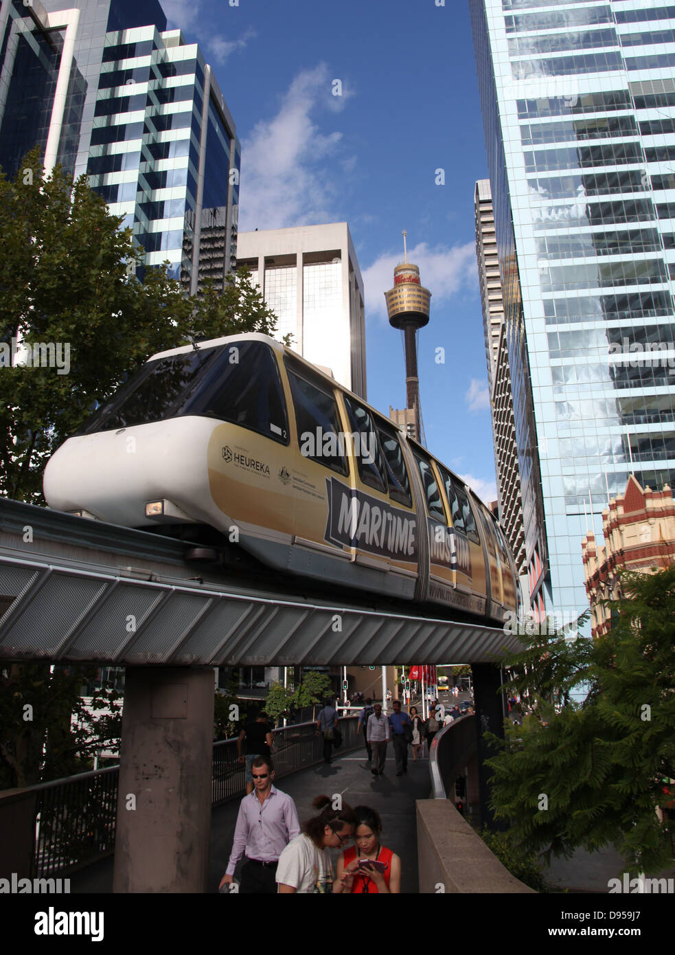 Sydney monorail hi-res stock photography and images - Alamy