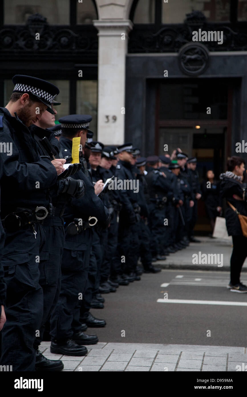 Large police presence hi-res stock photography and images - Alamy