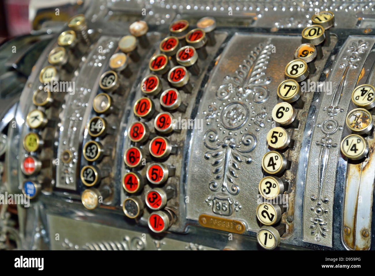 National Cash Register in Victorian Grocers, Blists Hill Victorian Town ...