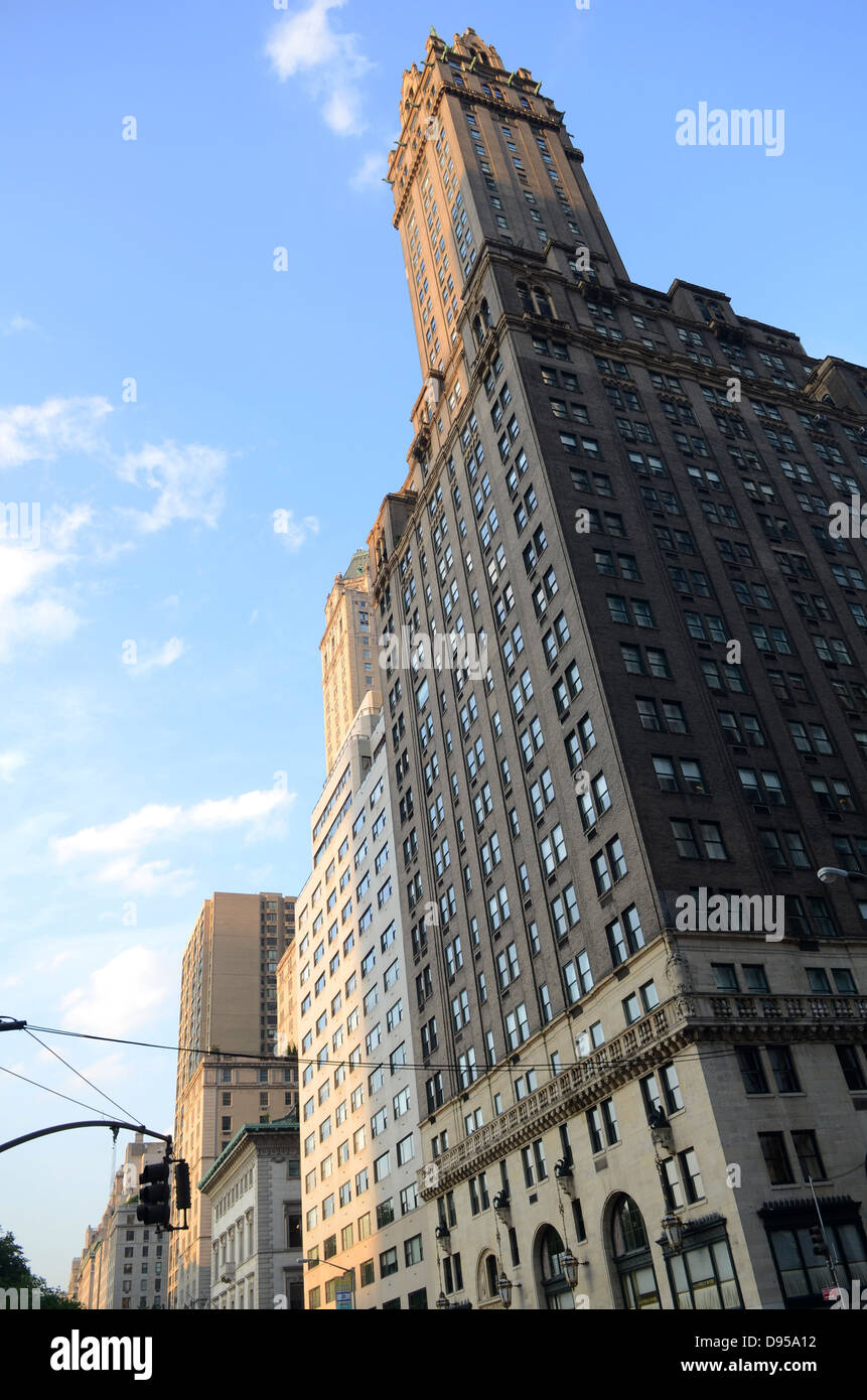 Sunset over Manhattan, New York City Stock Photo - Alamy
