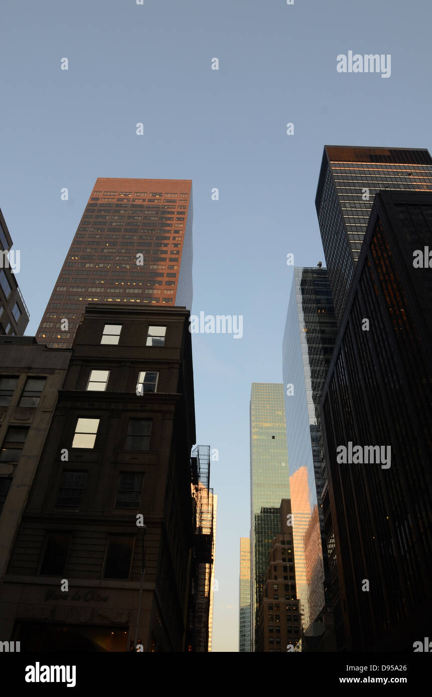 Sunset over Manhattan, New York City Stock Photo - Alamy