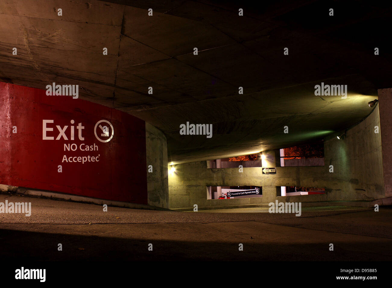 Exit ramp parking garage hi-res stock photography and images - Alamy