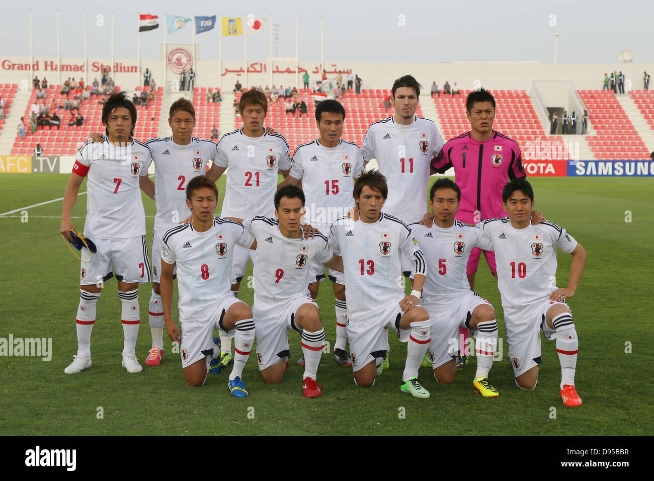 Japan team group line-up (JPN), JUNE 11, 2013 - Football / Soccer ...
