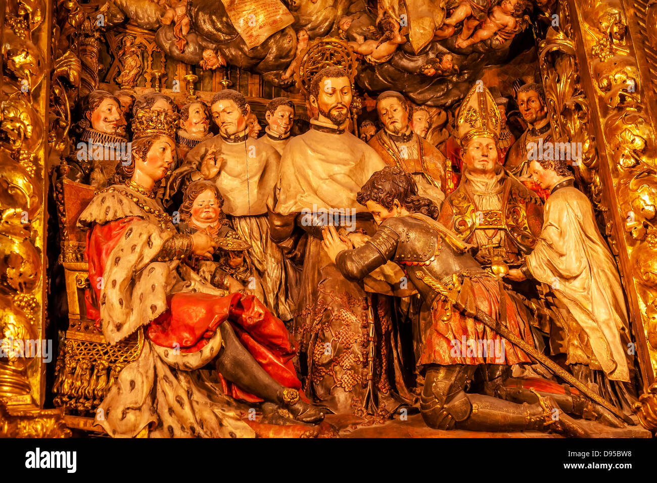 Sculpted Altarpiece Foundation of Mercedarian Order Catholic Basilica ...