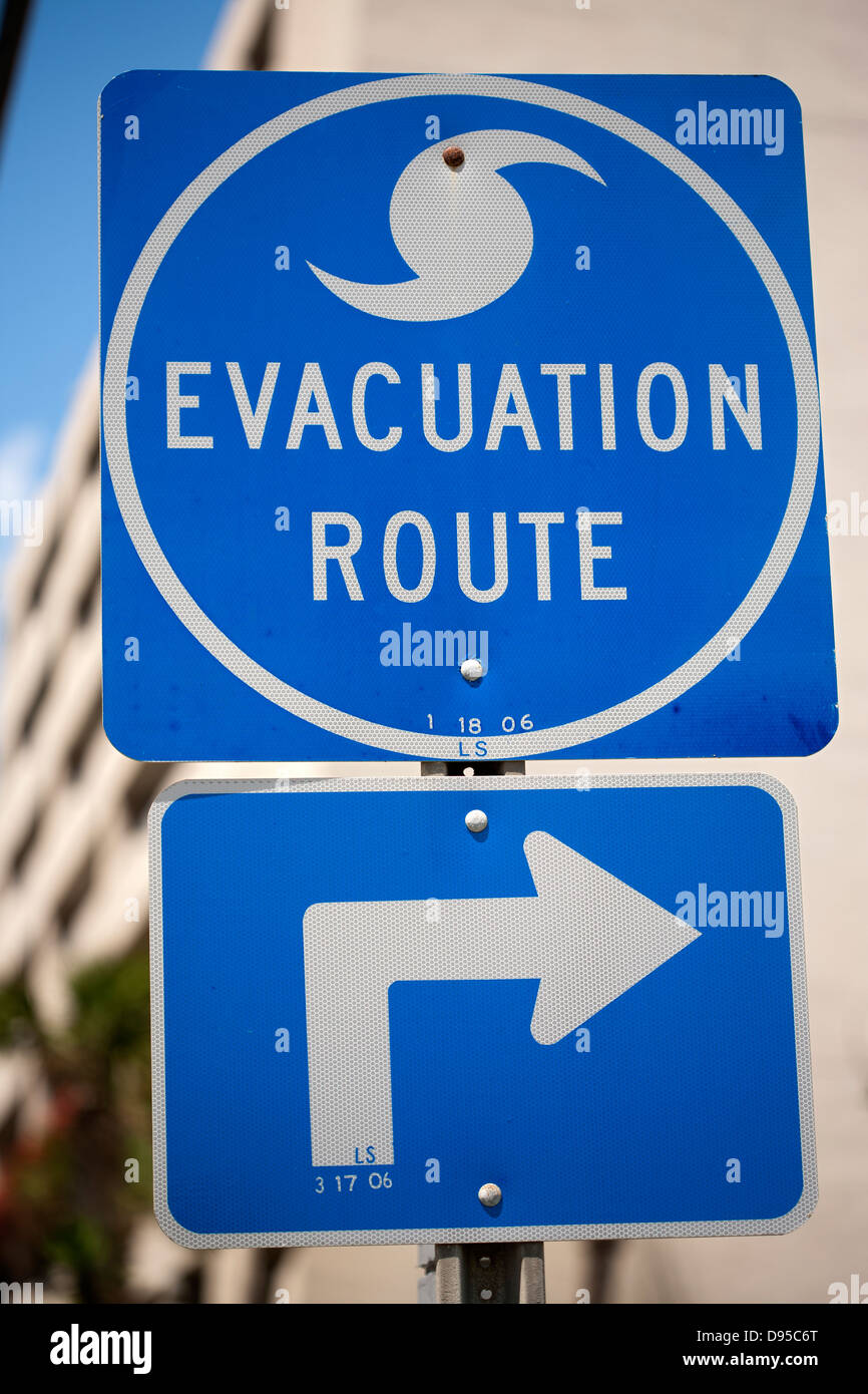Hurricane Evacuation Route Stock Photo - Alamy