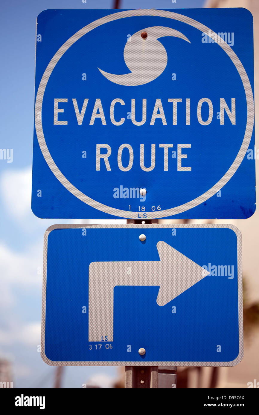 Hurricane Evacuation Route Stock Photo - Alamy
