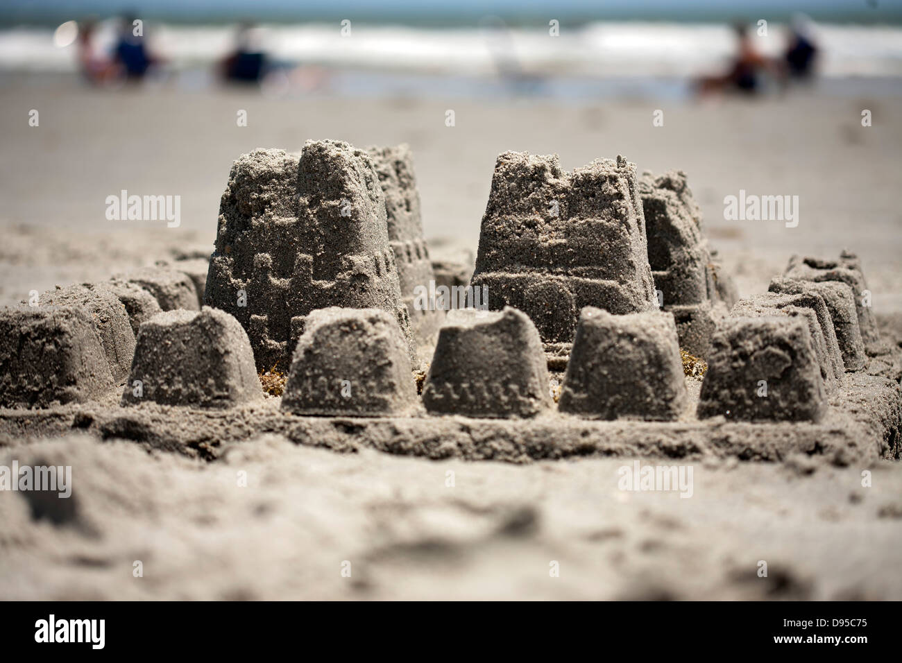 Sand castle beach hi-res stock photography and images - Alamy