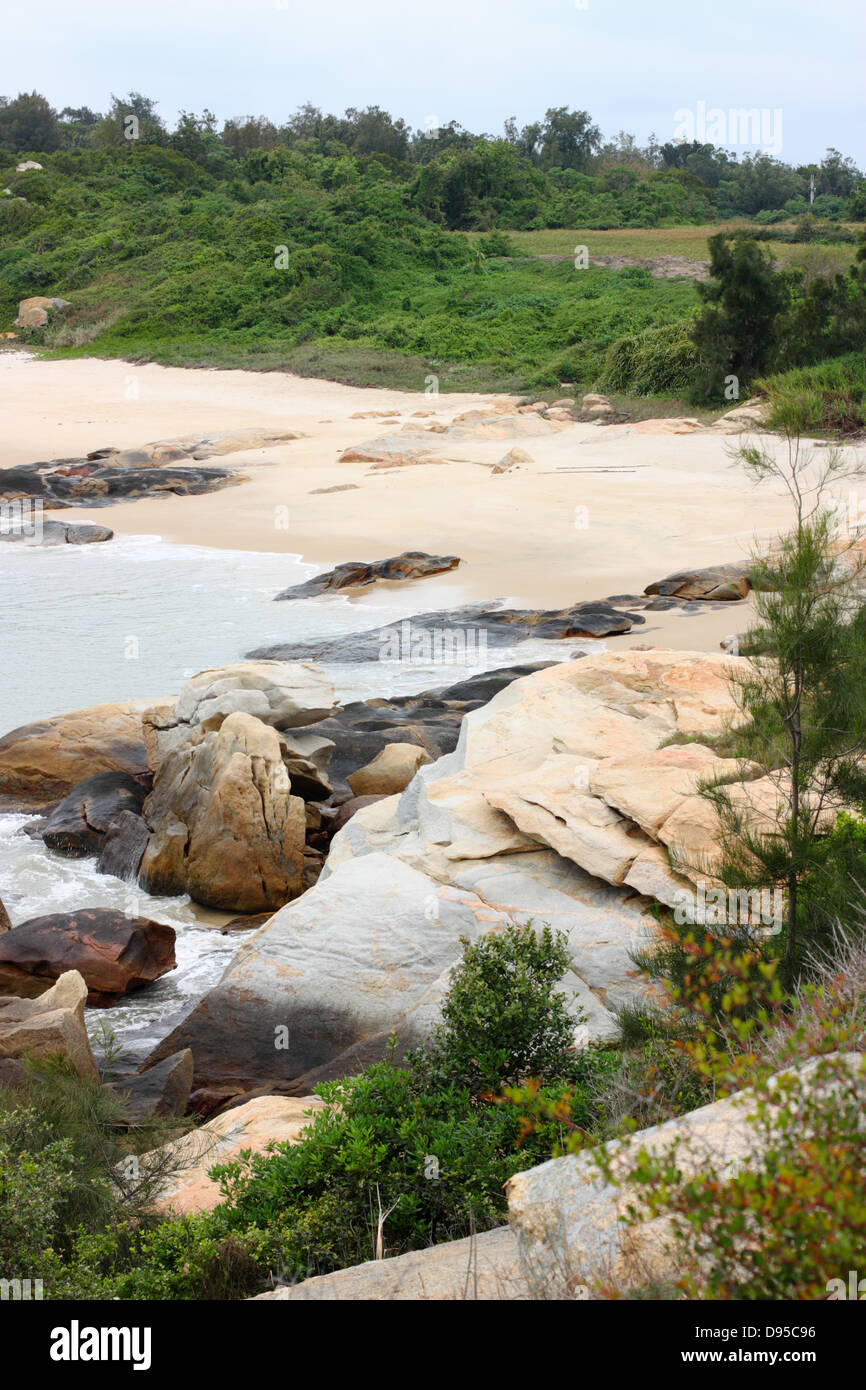 Beach scene. Kinmen County, Taiwan Stock Photo - Alamy