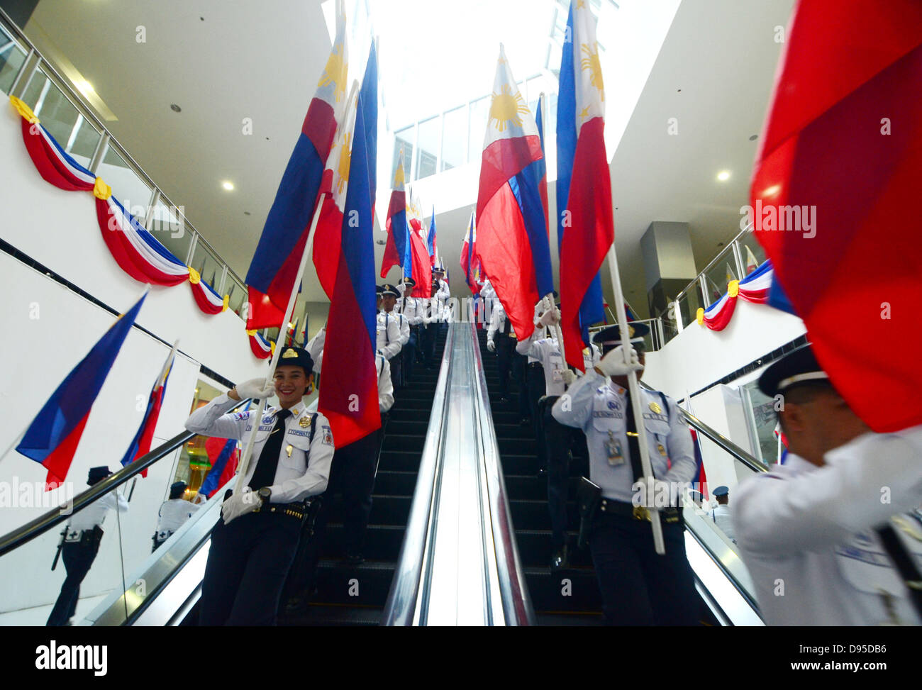 Davao City, Southern Philippines. 12th June, 2013. Filipino security ...