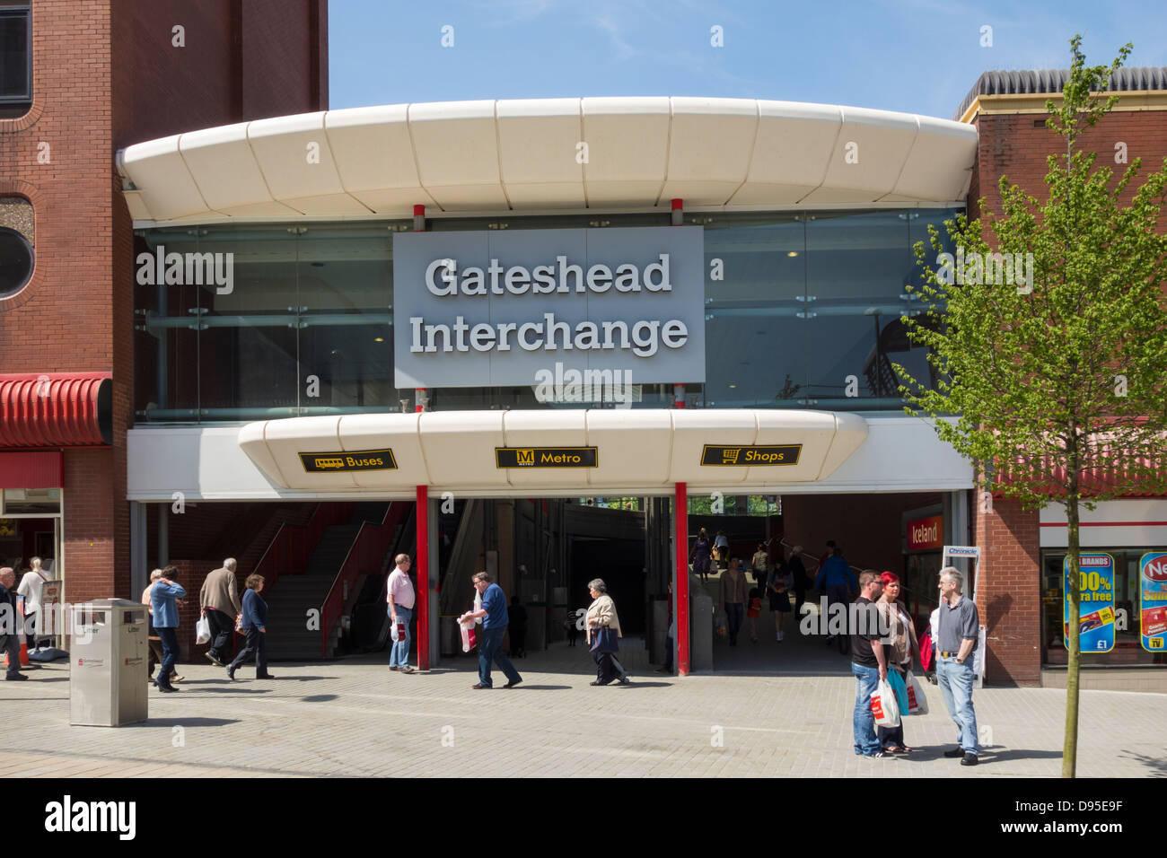 Gateshead bus station metro interchange hi-res stock photography and ...