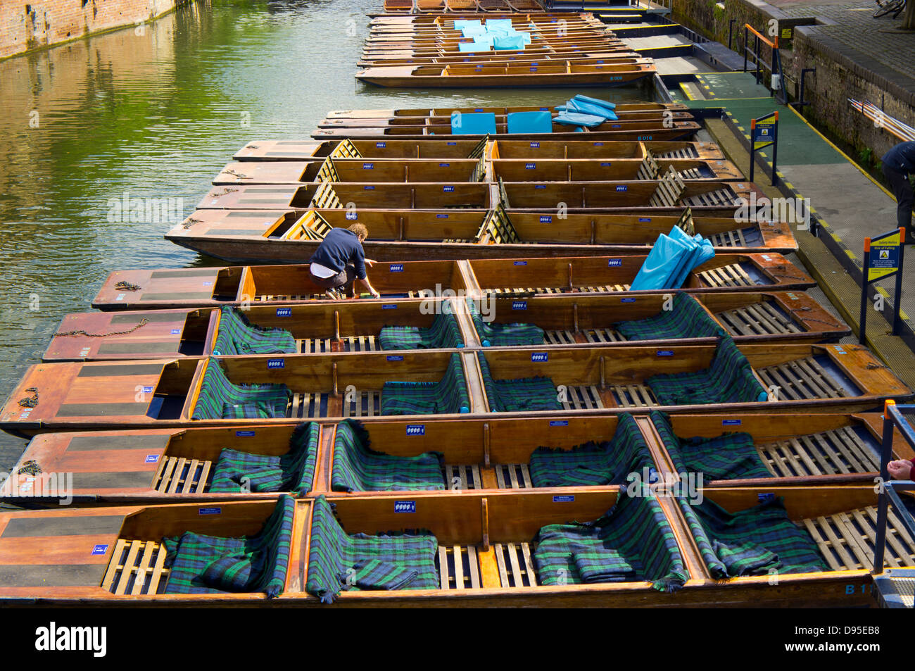 Cambridge England Uk Punts Stock Photo - Alamy