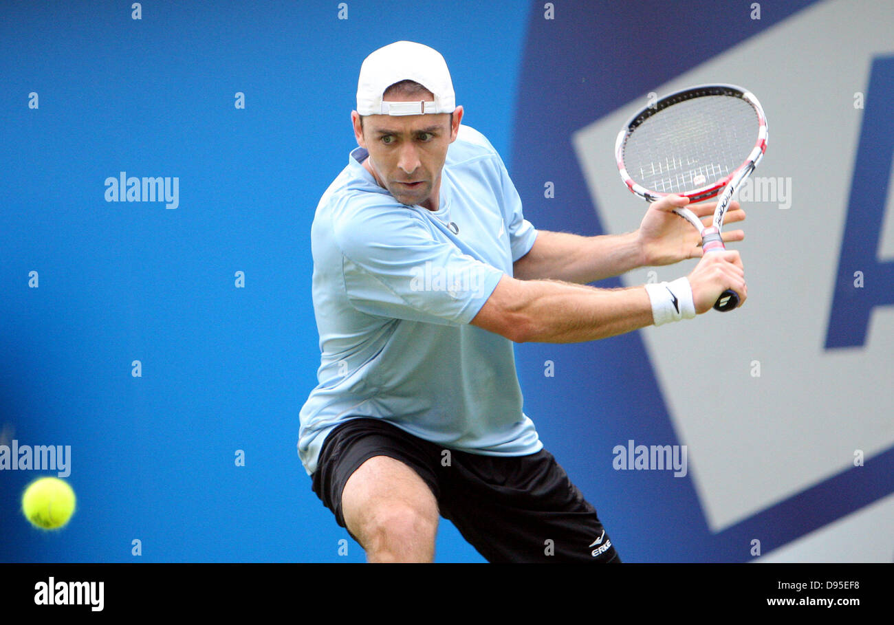 London, England. 11th June, 13. Benjamin Becker (GER) in action against ...