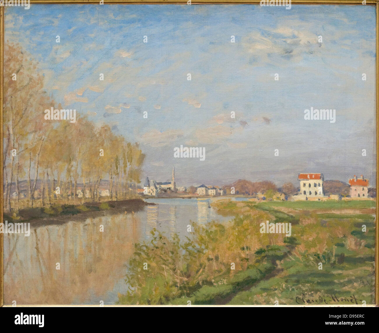 Claude Monet La Seine à Argenteuil - The Seine river at Argenteuil 1873 ...