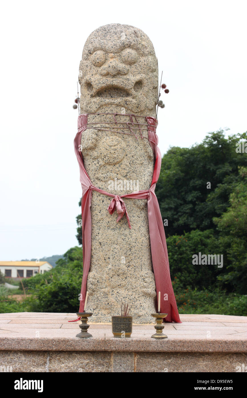 A wind lion god statue. Kinmen National Park, Kinmen County, Taiwan ...