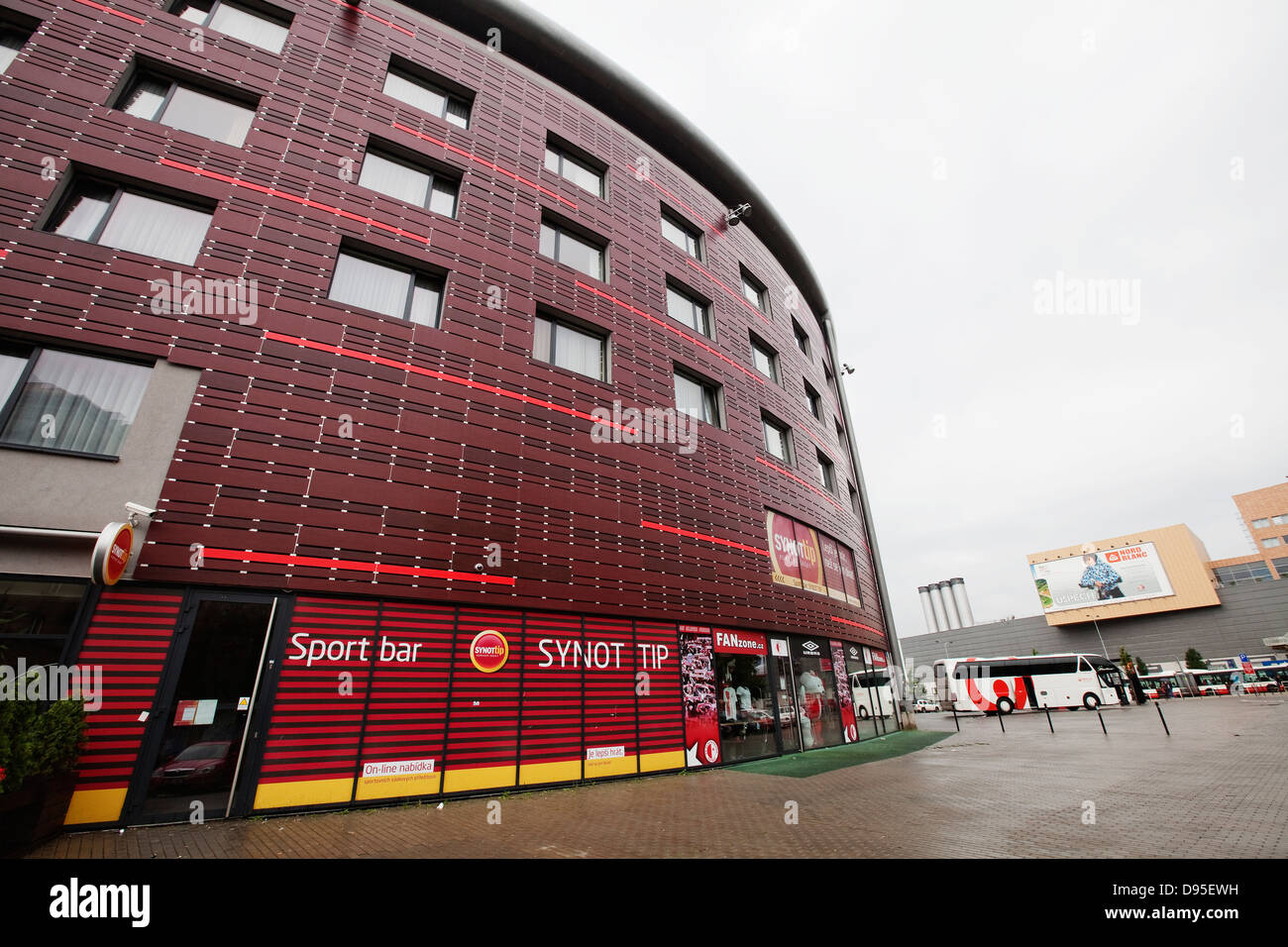 Stadium Eden, Synot Tip Arena, SK Slavia Prague Stock Photo - Alamy