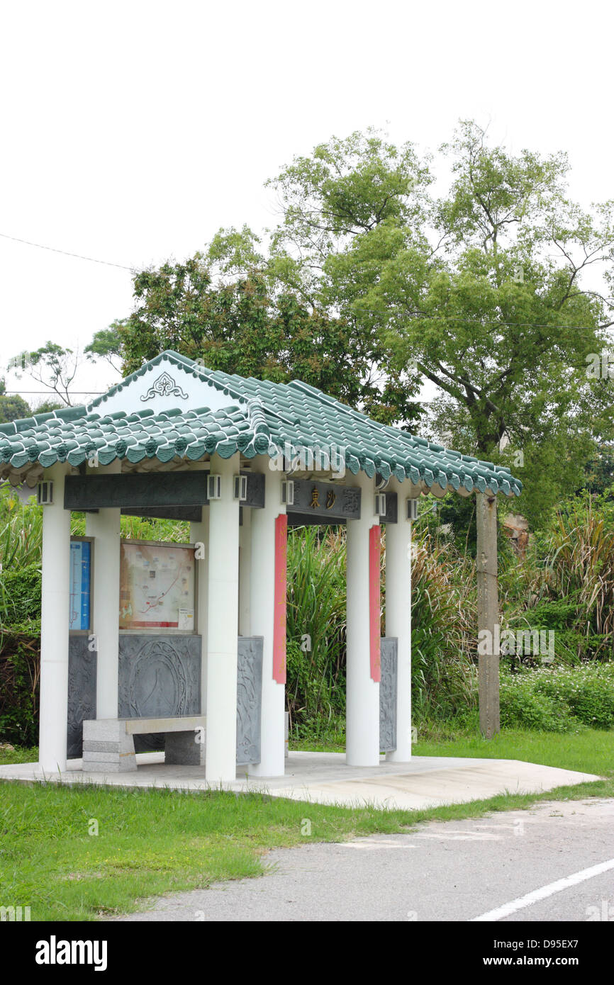A bus stop. Kinmen National Park, Kinmen County, Taiwan Stock Photo - Alamy