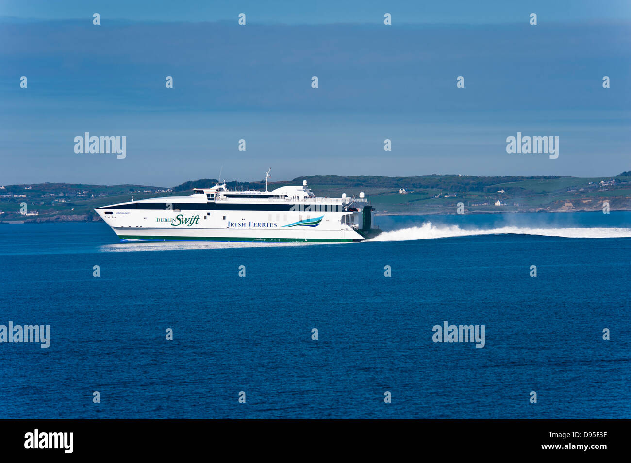 Irish Ferries Irish Sea Holyhead Anglesey North Wales Uk Jonathan Swift ...