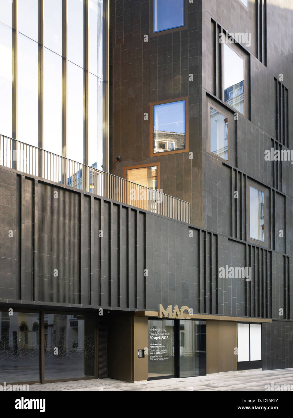 MAC, Belfast, United Kingdom. Architect: Hackett Hall McKnight, 2012 ...