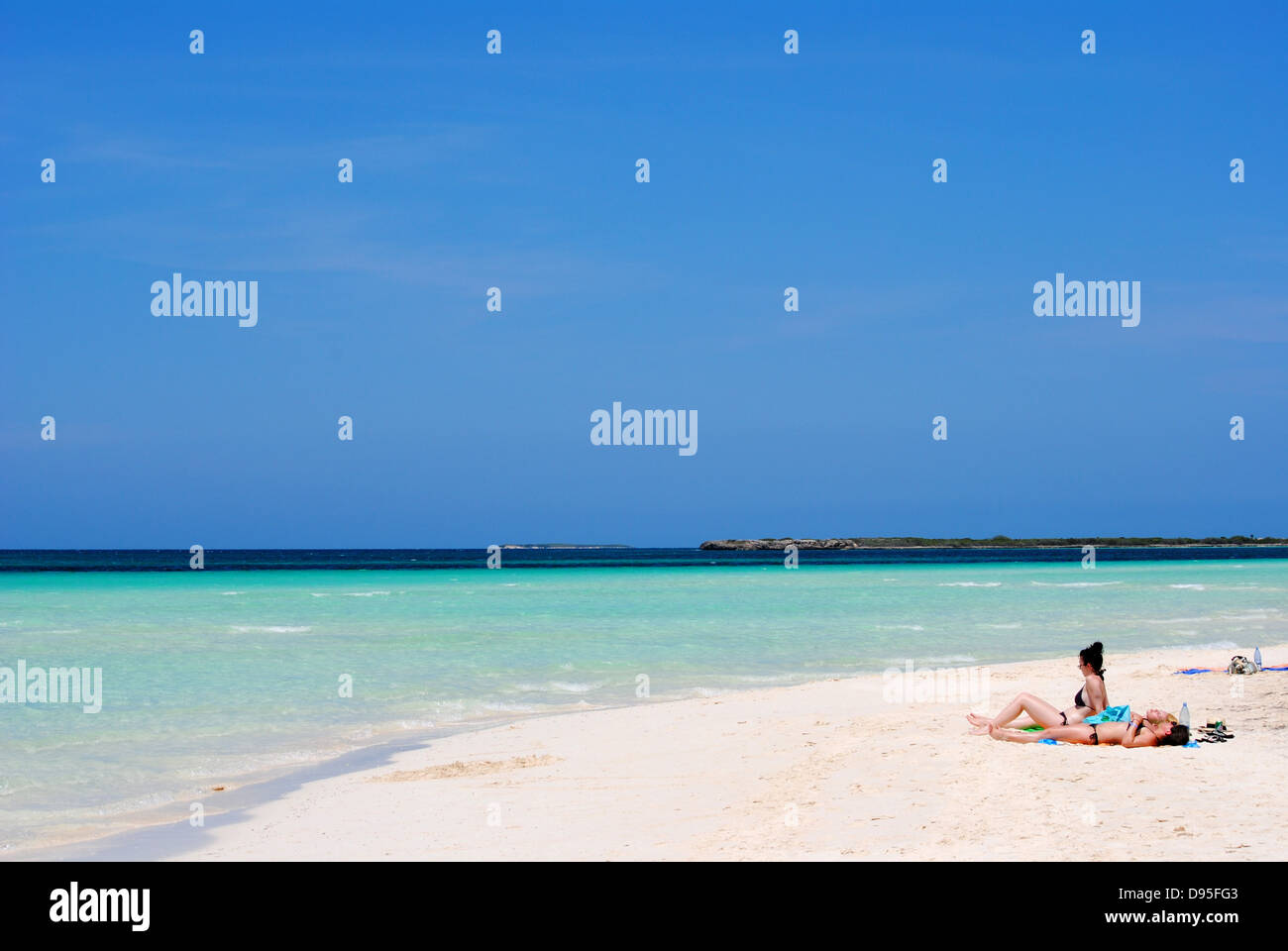 Pilar Beach, Cuba Stock Photo - Alamy